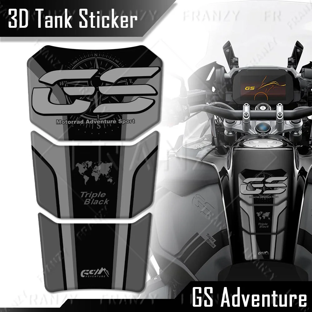 For-BMW-R1200GS-ADV-R1250GS-R-1250-GS-Adventure-3D-Motorcycle-Tank-Pad ...