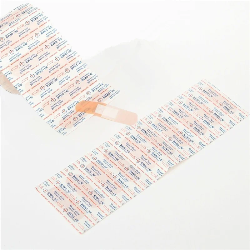 100Pcs-Pack-Breathable-Waterproof-Adhesive-Plaster-Round-Medical-Wound ...