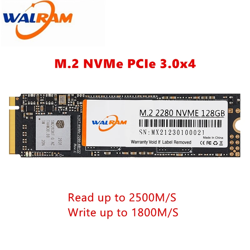 Walram Ssd Nmve M2 128gb 1tb 512gb 256gb M.2 Pcie Nvme Internal Solid ...