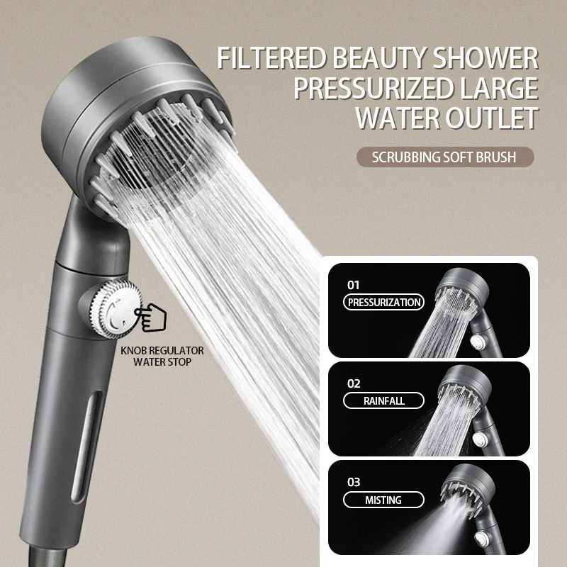 3-Mode-Pressurized-Shower-Head-Massage-And-Skin-Beauty-Multifunctional ...