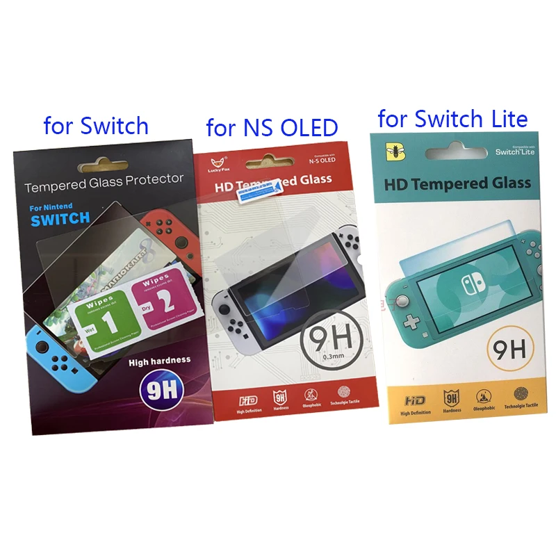 Pour Switch Lite - Verre de protection pour Nintendo Switch OLED NS Lite, Film de protection en ...