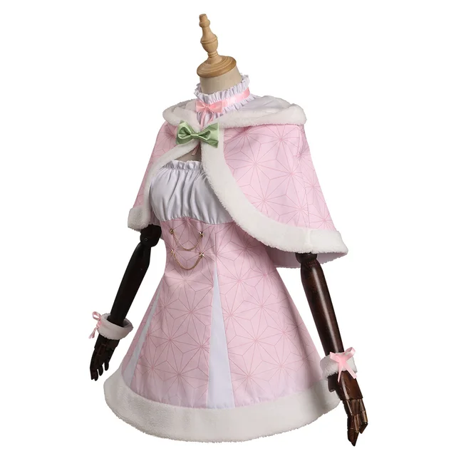Anime Demon Slayer Kamado Nezuko Cosplay Costume Outfit - AllCosplay.com
