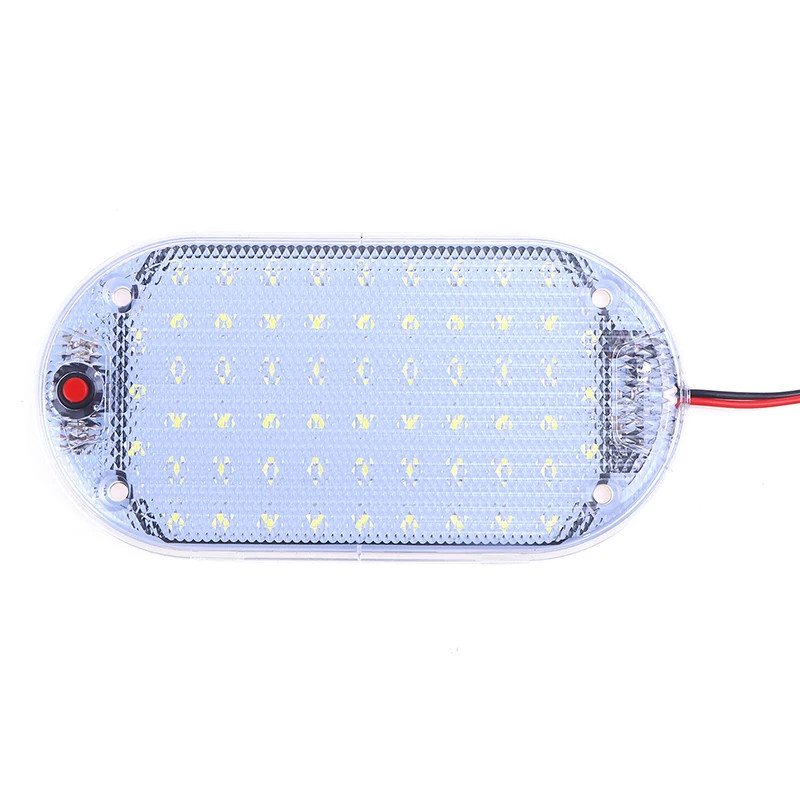 60LED-12V-85V-LED-Car-Vehicle-Dome-Roof-Ceiling-Reading-Lamp-Interior ...