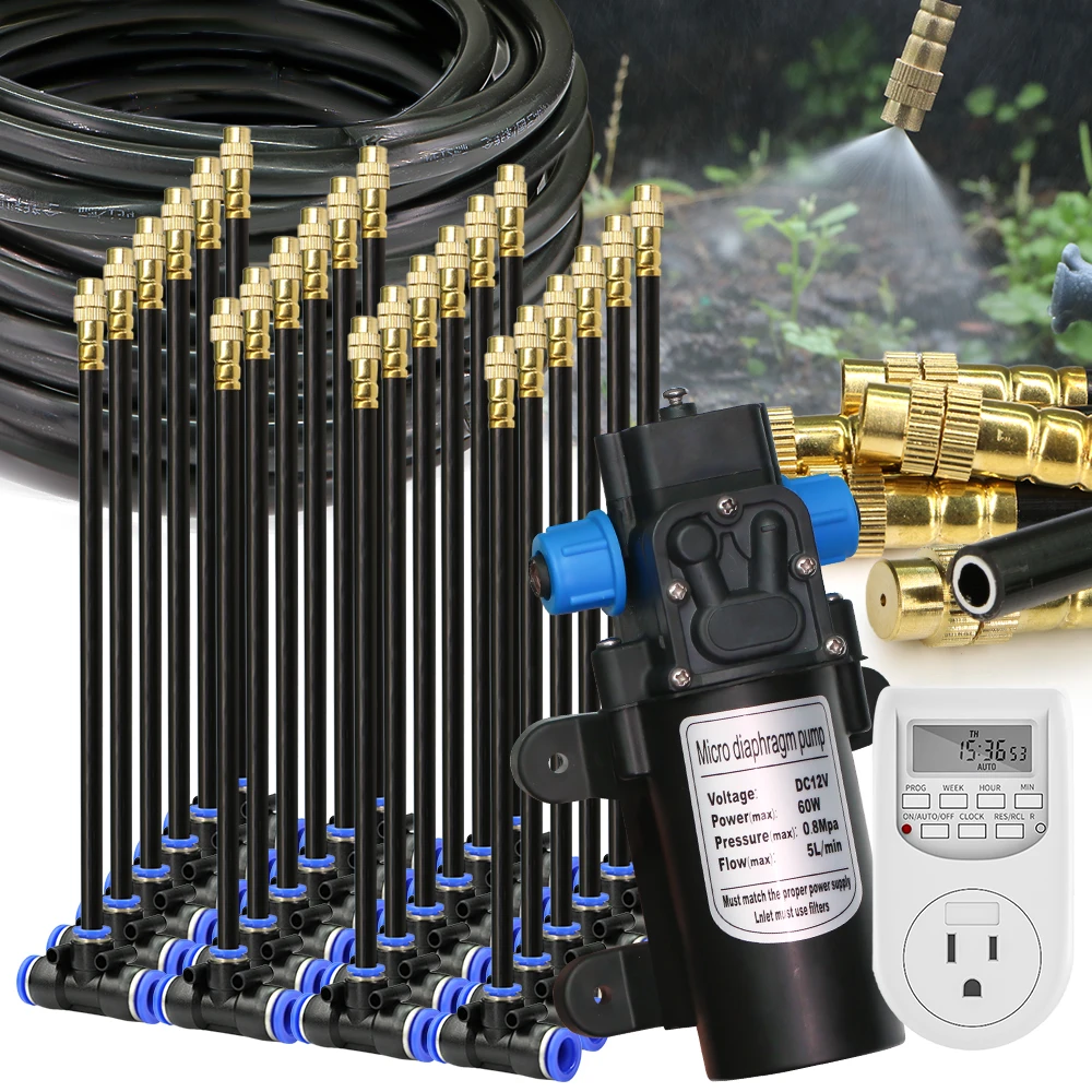9-12mm-Misting-Cooling-System-20cm-360-Free-bend-Brass-Nozzle-Atomizer ...