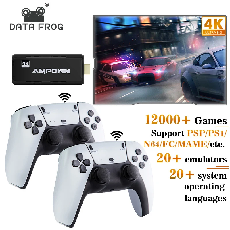 DATA-FROG-Wireless-TV-Game-Controller-2-4G-HD-Built-in-cl-ssico-jogo ...