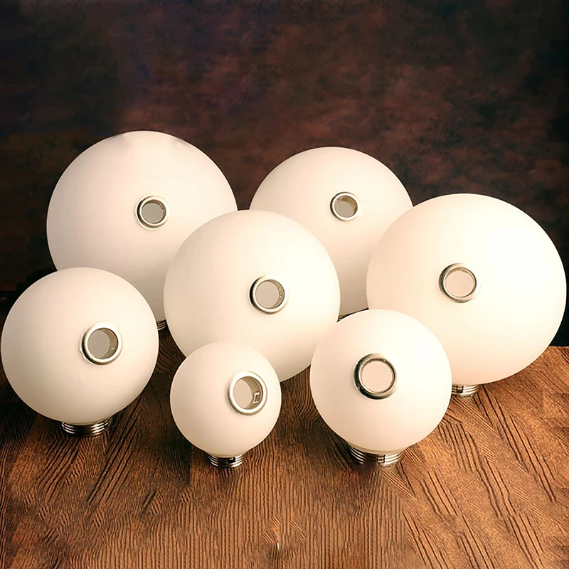 1pc Glass Lamp Shade For G9 Bulb Frosted 2cm Fitter Opening Accessory ...