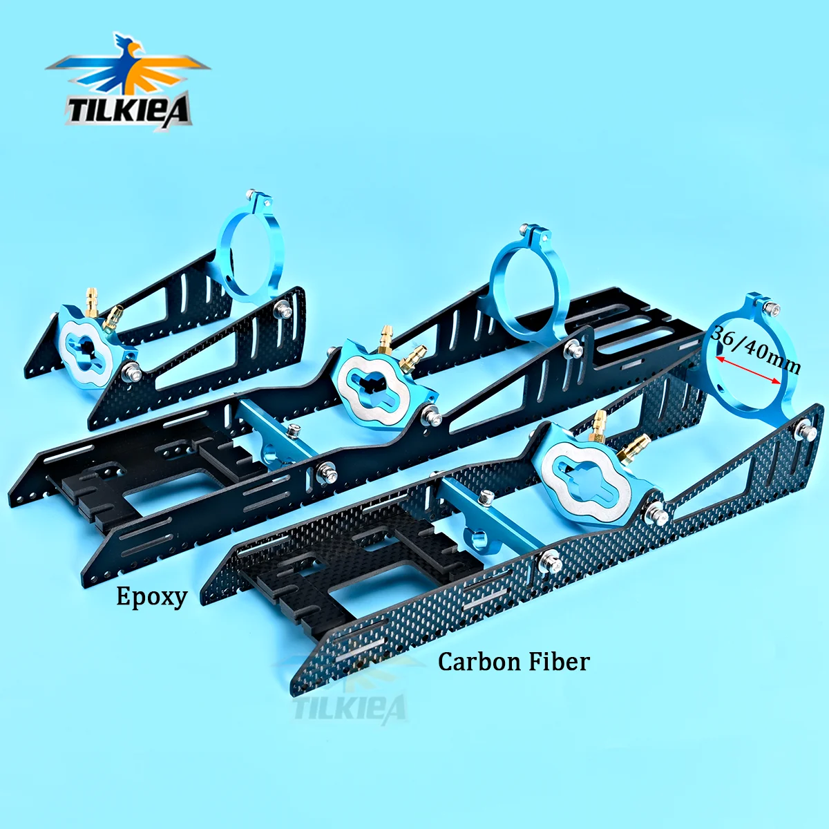 Good Quality Blue Motor Mount Brushless Motor Mount Carbon Fiber/Epoxy ...