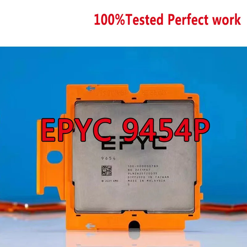 EPYC CPU 9454P 3.8GHz 48C/96T 290W L3 cache 256MB NEW Generation ...