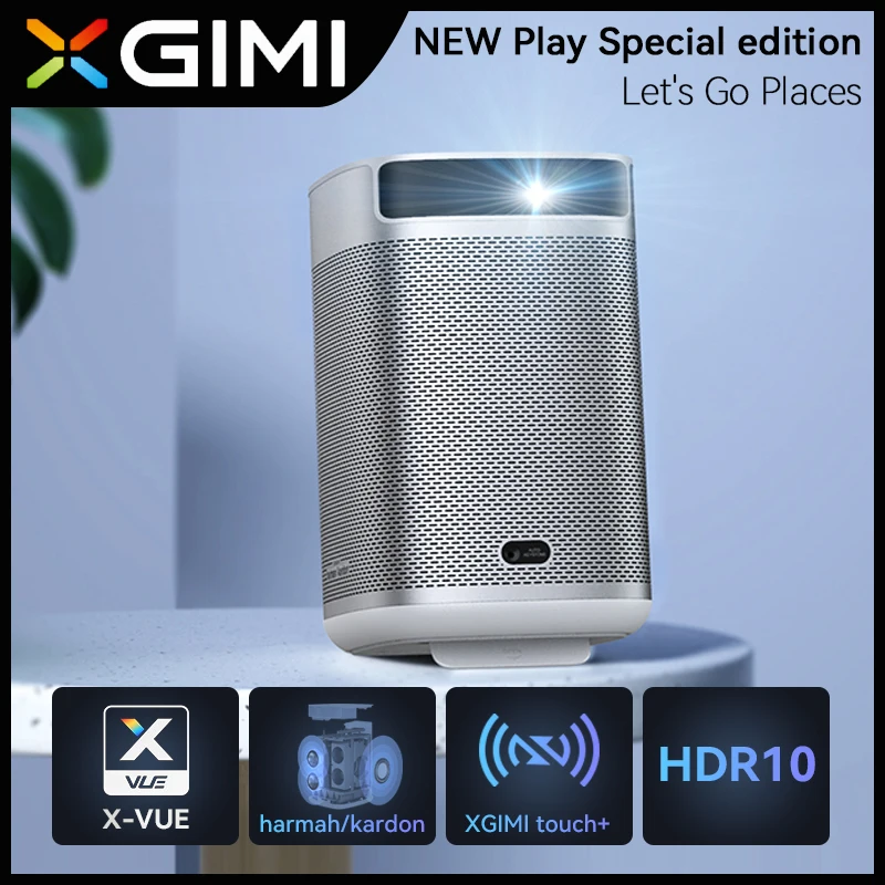 XGIMI Novo Jogo Edição Especial 540P DLP 3D mini проектор 600Ansi 1G ...