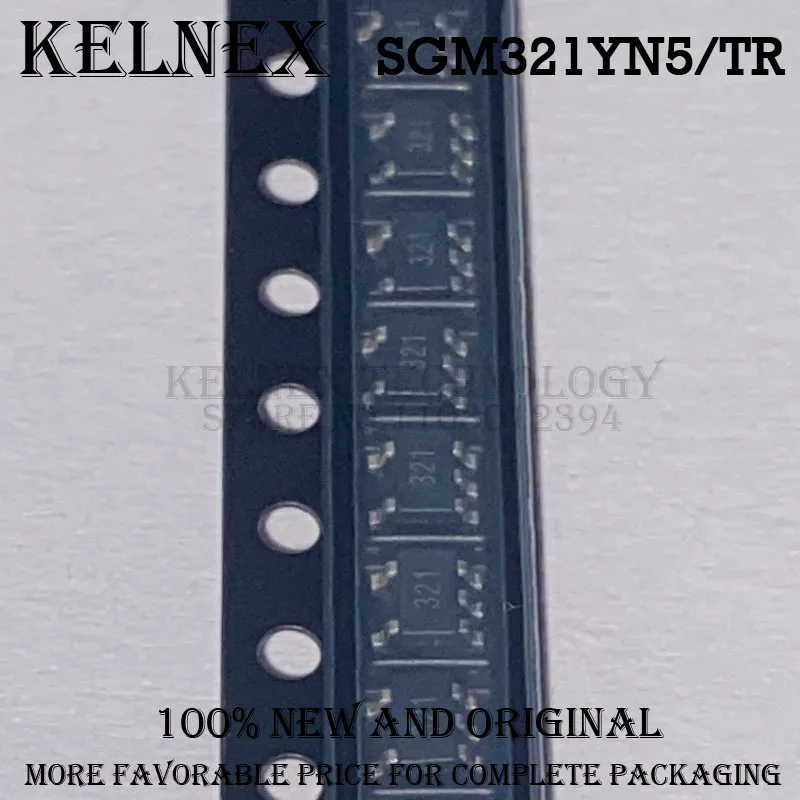 10-50pcs-SGM321-SGM321YN5-TR-321-SOT-23-5-Rail-to-Rail-CMOS-Operational ...
