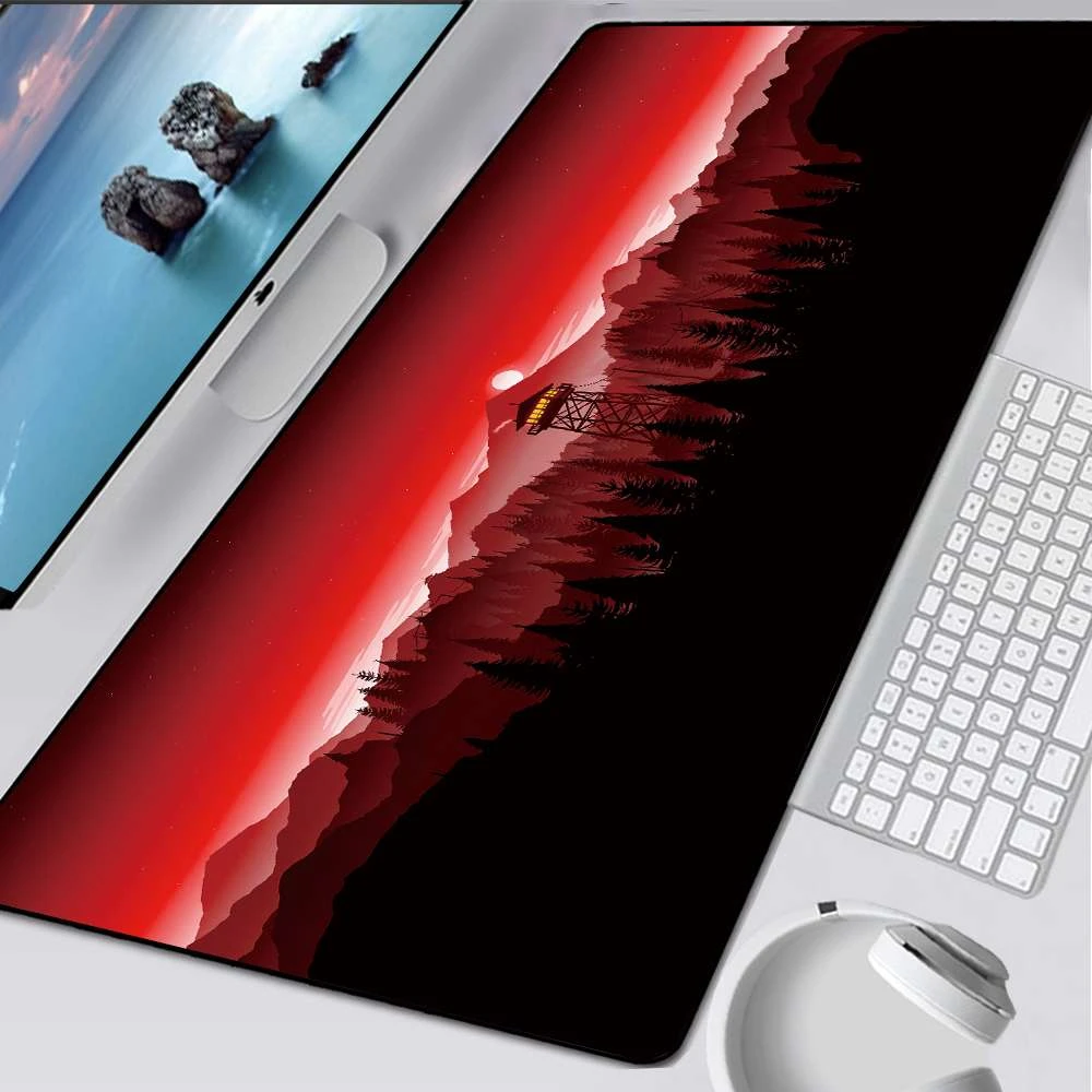 90x40 22x18cm Mousepad For Deep Forest Firewatch Laptop Gamer Mousepad ...