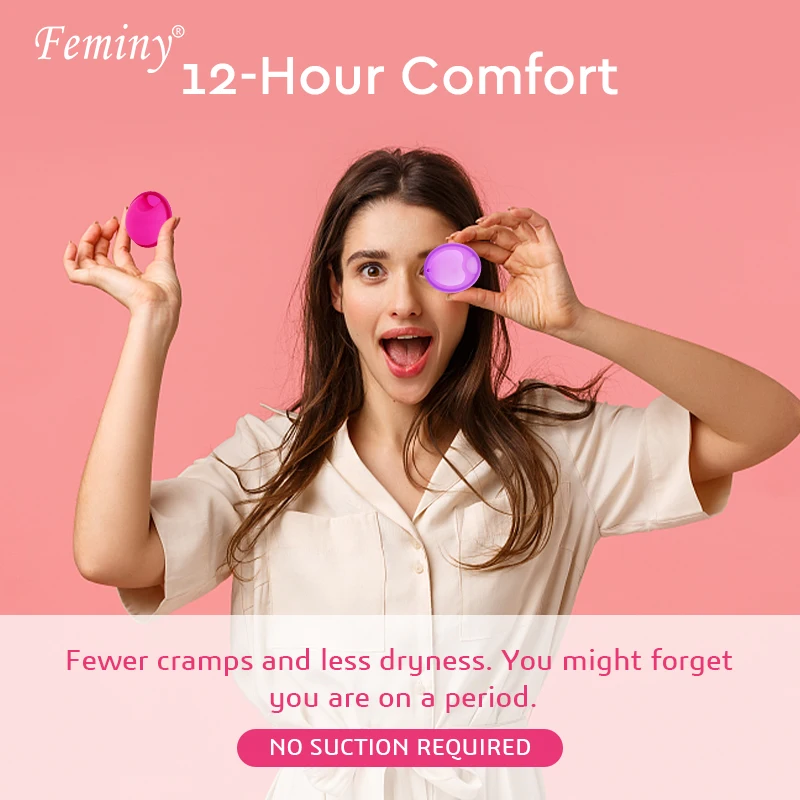 Silicone-Disc-Reusable-Personal-Hygiene-disk-Soft-Cup-With-Case-Kit ...