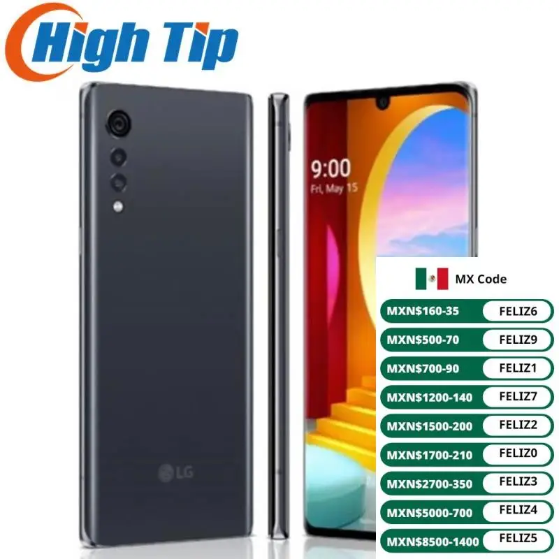Original-Unlocked-LG-G9-5G-LM-G900N-G900TM-SmartPhone-LG-VELVET-Mobile ...