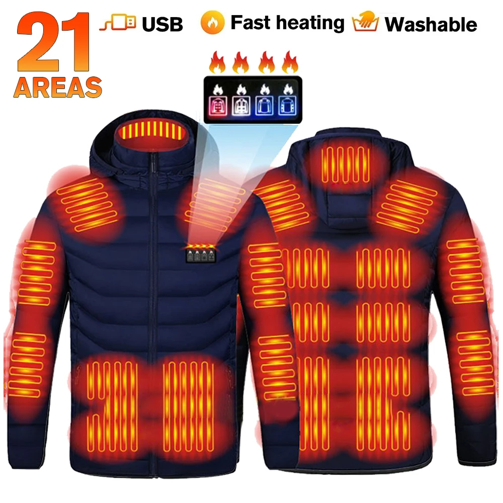 Heated-Jacket-Men-Women-Winter-Warm-USB-Heating-Jackets-Coat-Smart ...
