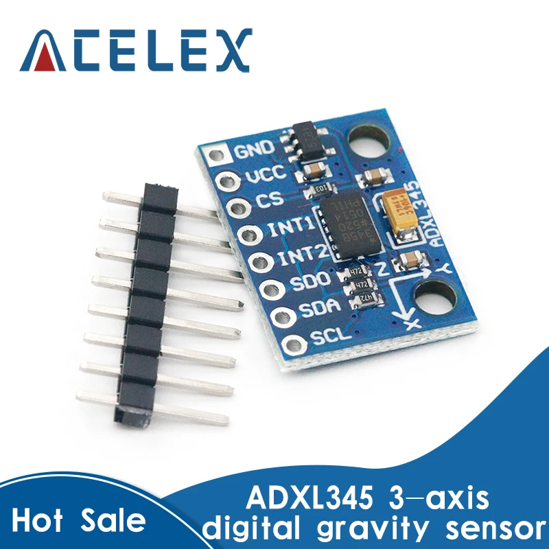 GY 291 ADXL345 3 Axis Digital Gravity Sensor Acceleration Module IIC ...