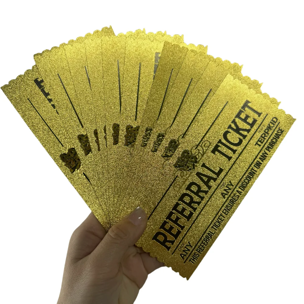 【Gold Exquisite Referral Ticket】Premium Golden Invitation Voucher for ...