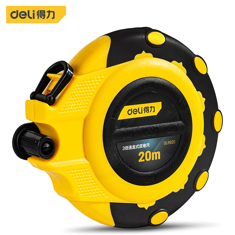 Deli-Household-Hand-Tool-20-30-50M-Triple-Speed-Cassette-Tape-Measure-Rocker-Design ...