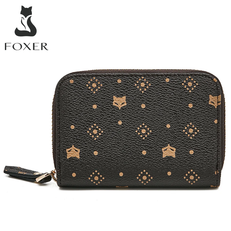 FOXER New Fashion Women Luxury PVC Leather Coin Purse Mother Mini ...