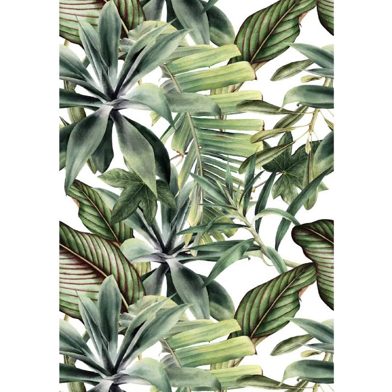 Green-Plants-Flowers-Self-Adhesive-Wallpapers-For-Wall-In-Roll-Home ...