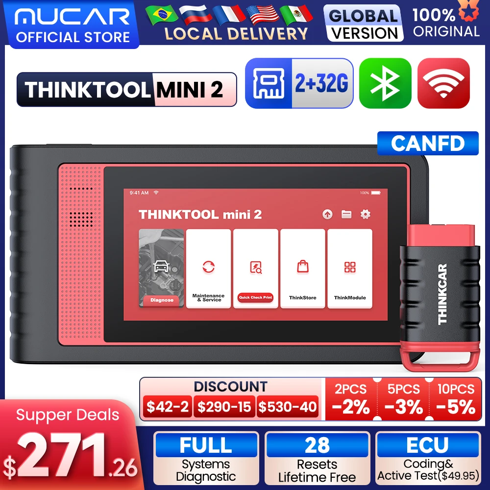 THINKCAR-herramienta-de-diagn-stico-THINKTOOL-MINI2-OBD2-esc-ner-de ...