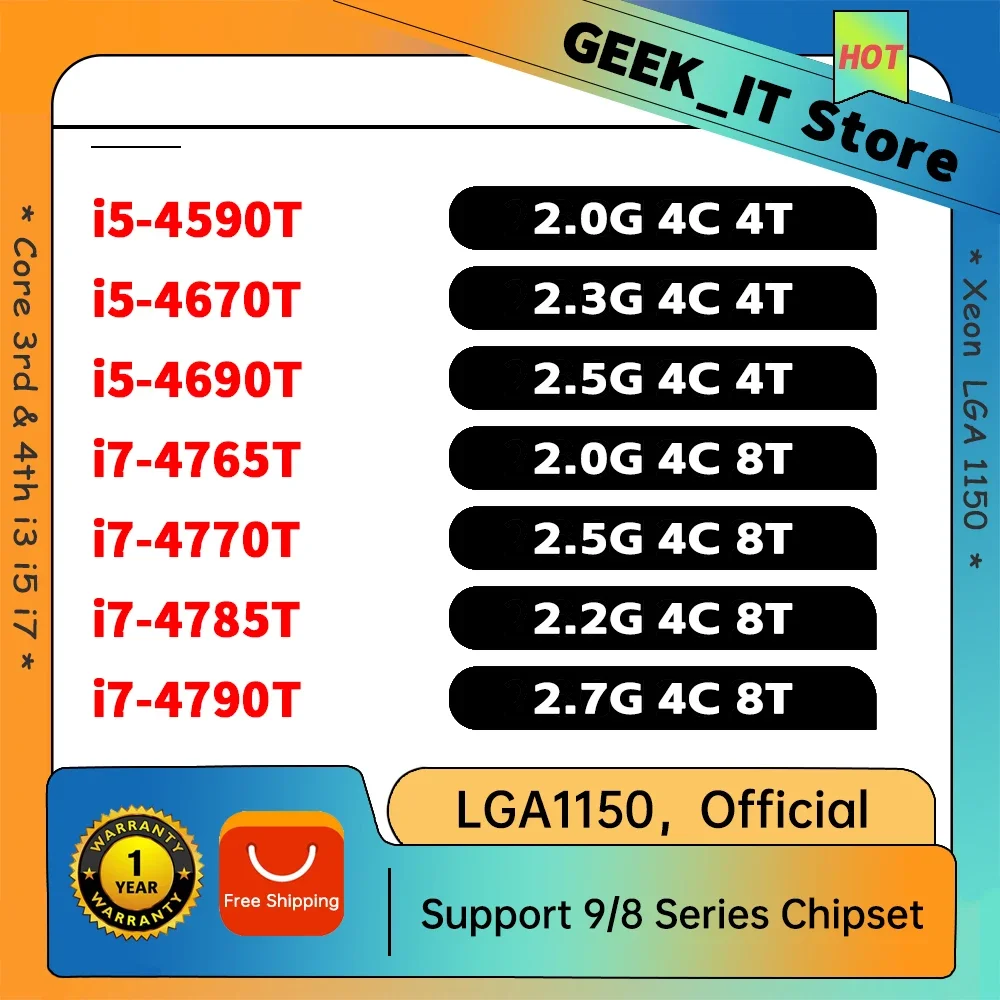 i5 4670T 4690T i7 4765T 4770T 4785T 4790T 1150-pin - AliExpress 6