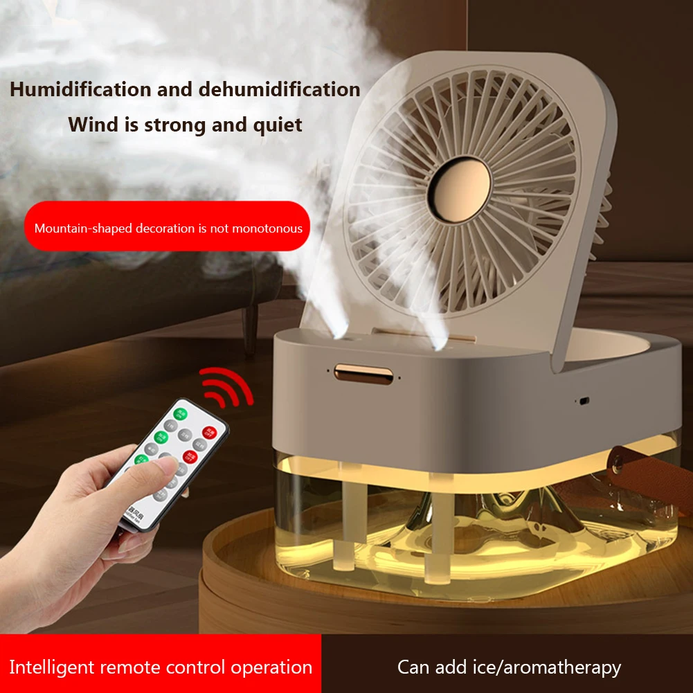 Air-Conditioning-Fan-Air-Humidifier-Cooler-Fan-Remote-Control-Desktop ...