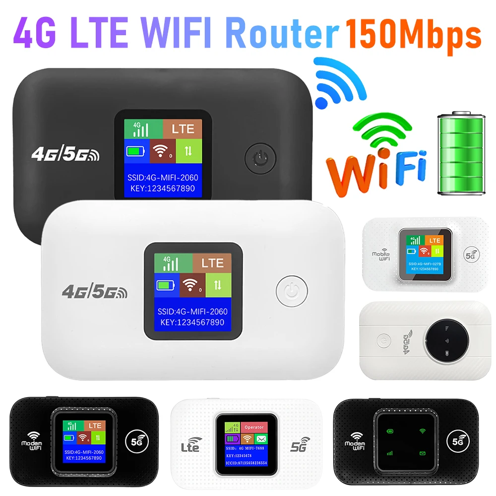 4G-LTE-Wifi-Router-150Mbps-Wireless-Modem-Mini-Outdoor-Hotspot-with-SIM ...