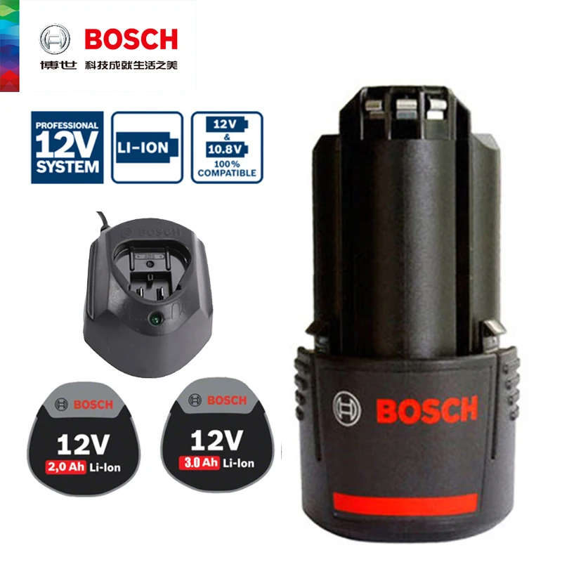Bosch 12V Professional lithium Battery / Charge /Battery 2.0Ah /3.0Ah ...
