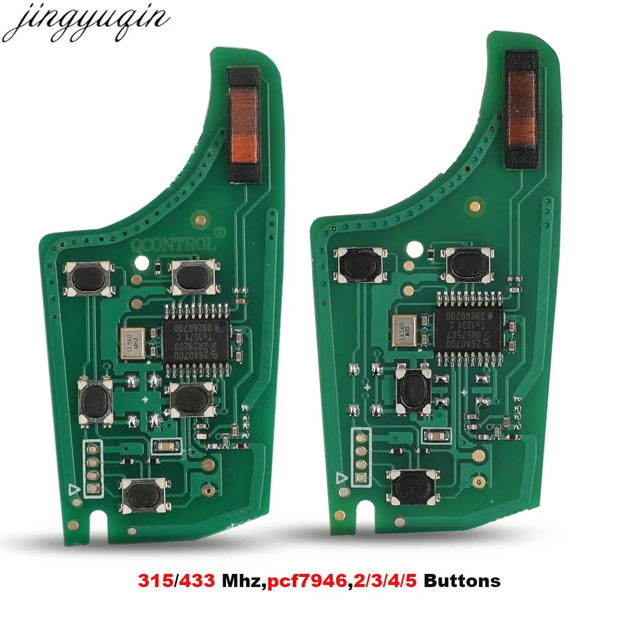 Jingyuqin-315-433MHz-ID46-PCF7937E-Remote-Car-Key-Circuit-Board-for ...