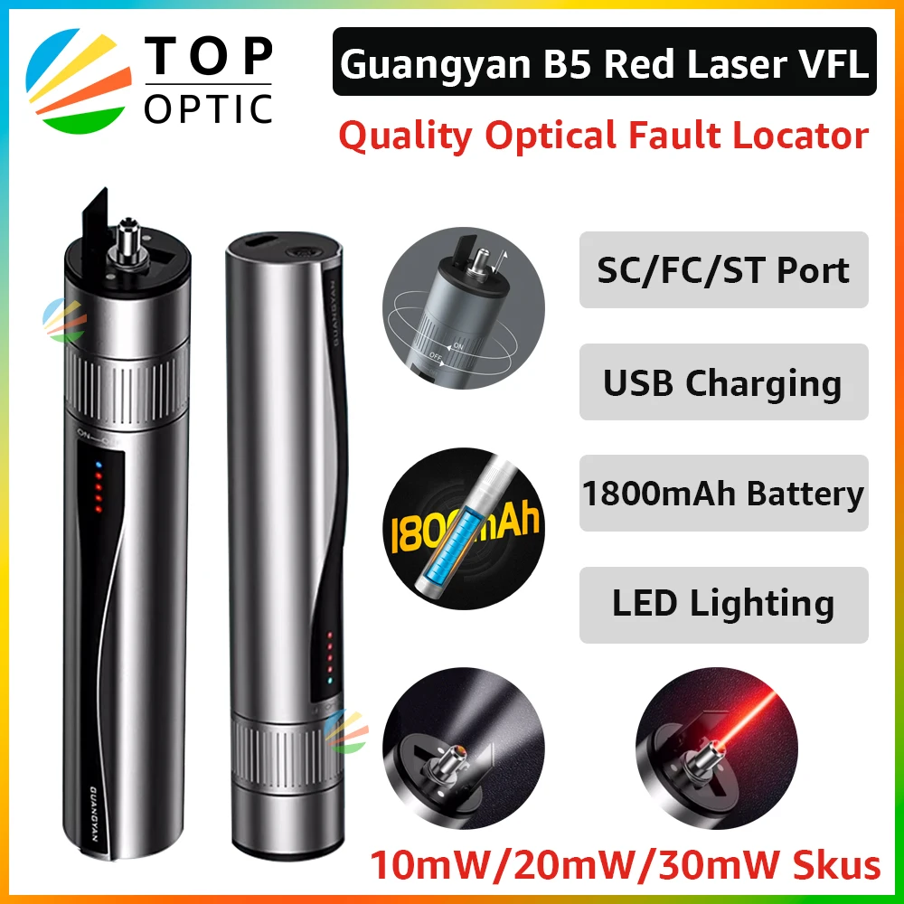 B5-Visual-Fault-Locator-Kit-30mW-30KM-VFL-Optical-Fiber-Red-Light-Pen ...