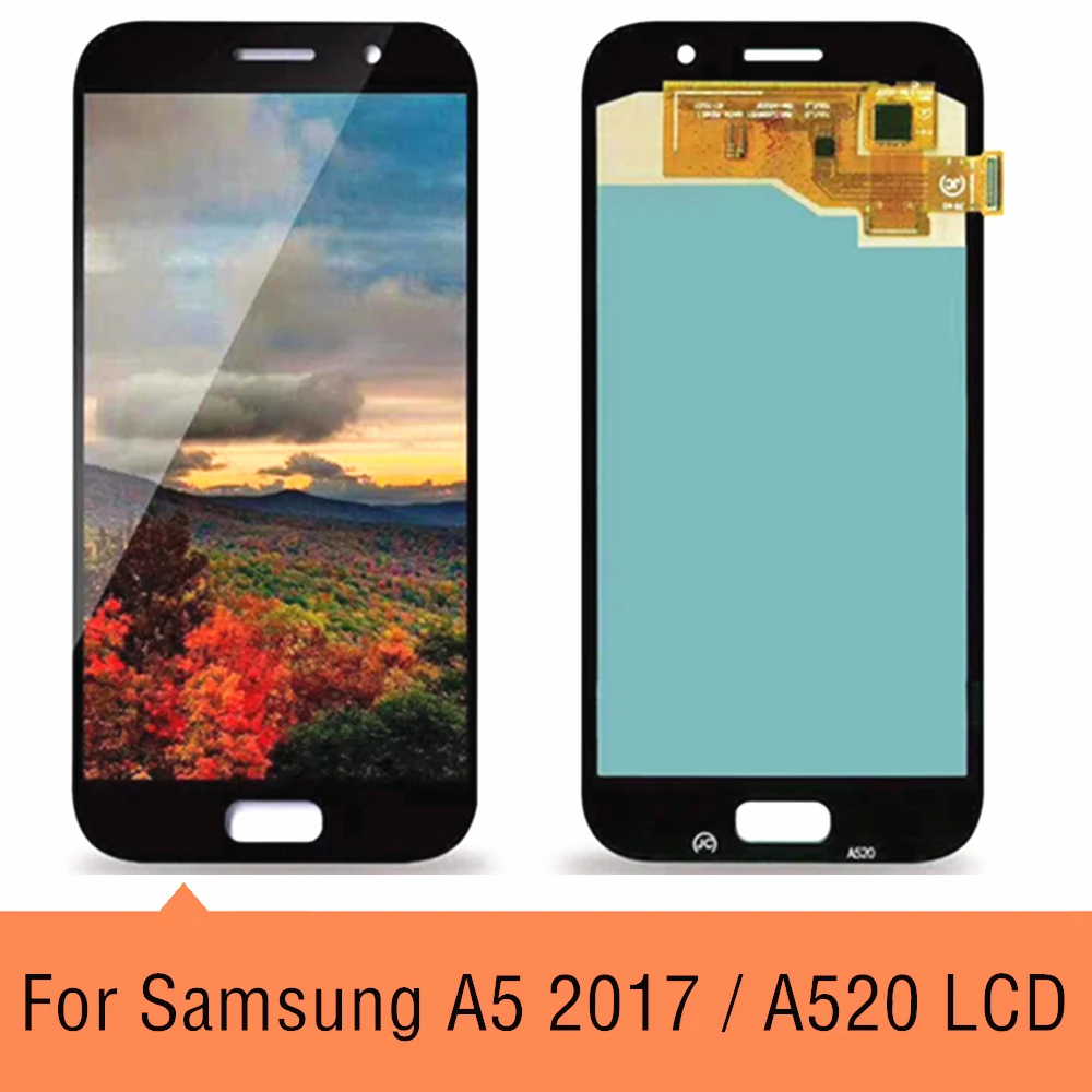 A520 Display Screen for Samsung Galaxy A5 2017 A520 A520F A520F/DS Lcd ...