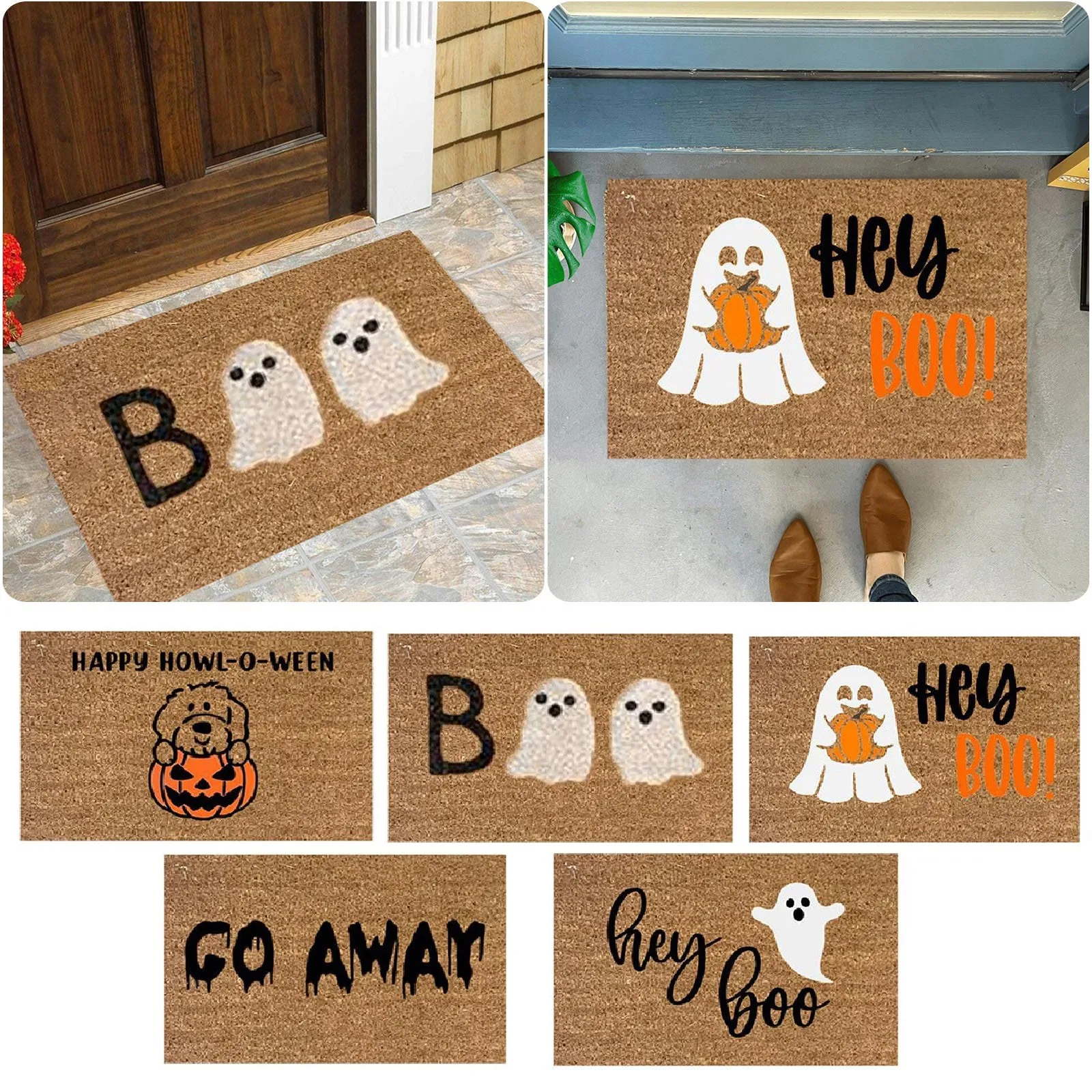 Light-Throw-Blankets-1-PCS-Halloween-Doormat-Scary-Welcome-Door-Mats ...