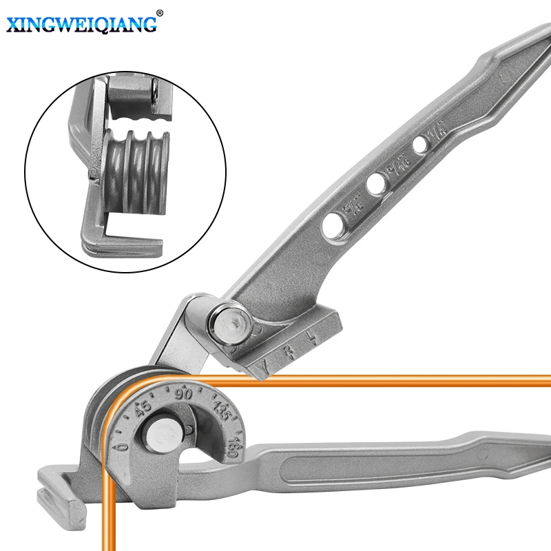 3 In 1 Pipe Bending Hand Tool Combination Tube Bender 90 180 Degree ...