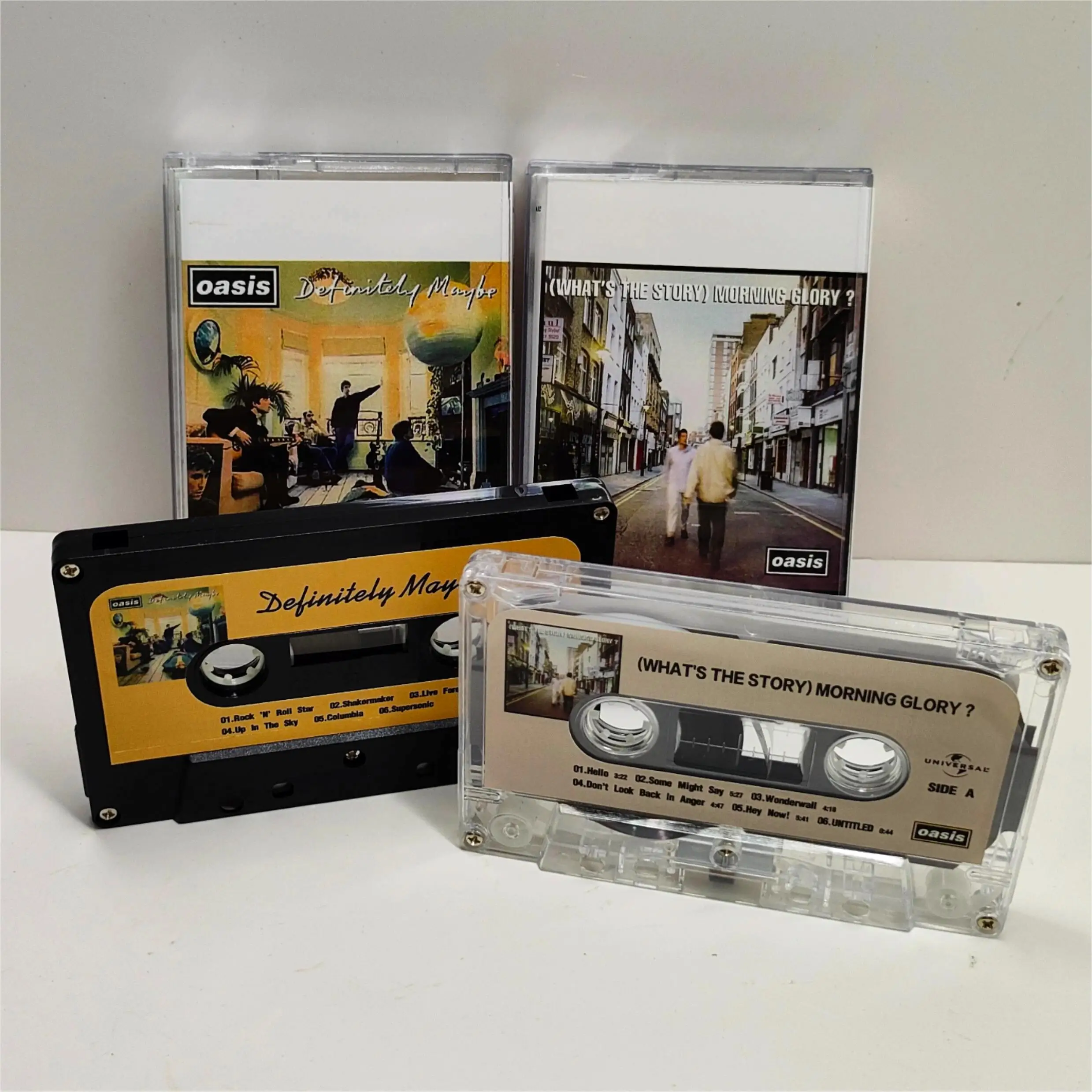 Britpop Oasis Liam Gallagher Music Tape Definitely Maybe Album ...