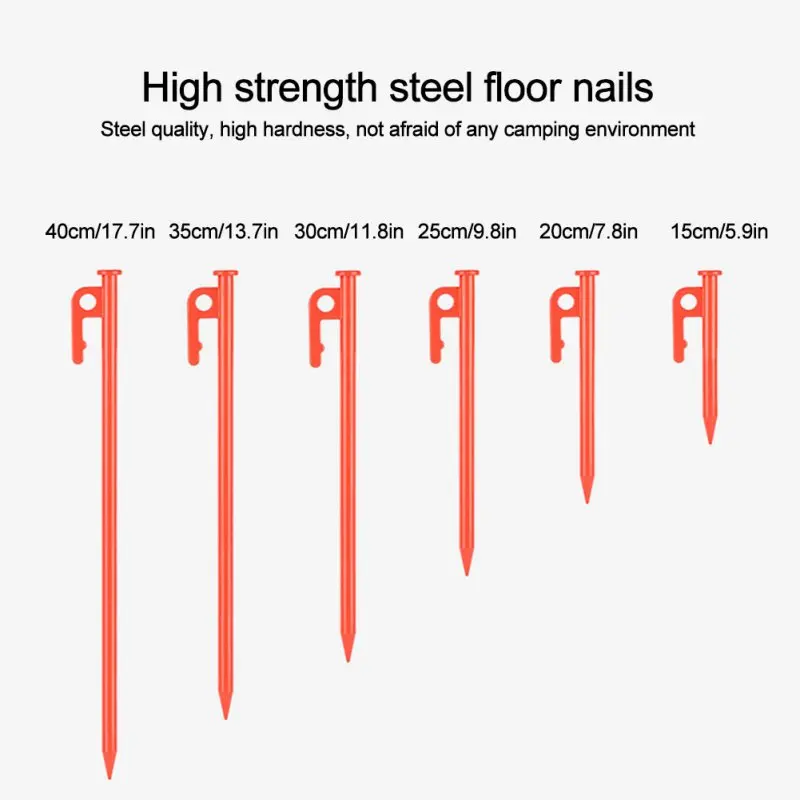 Tent Pegs Heaven And Earth Spike Colorful Camping Pegs Non-slip Color