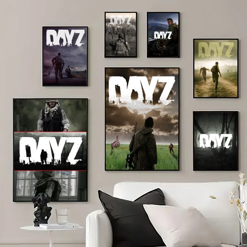 Game-D-DayZ-Poster-Prints-Wall-Pictures-Living-Room-Home-Decoration ...
