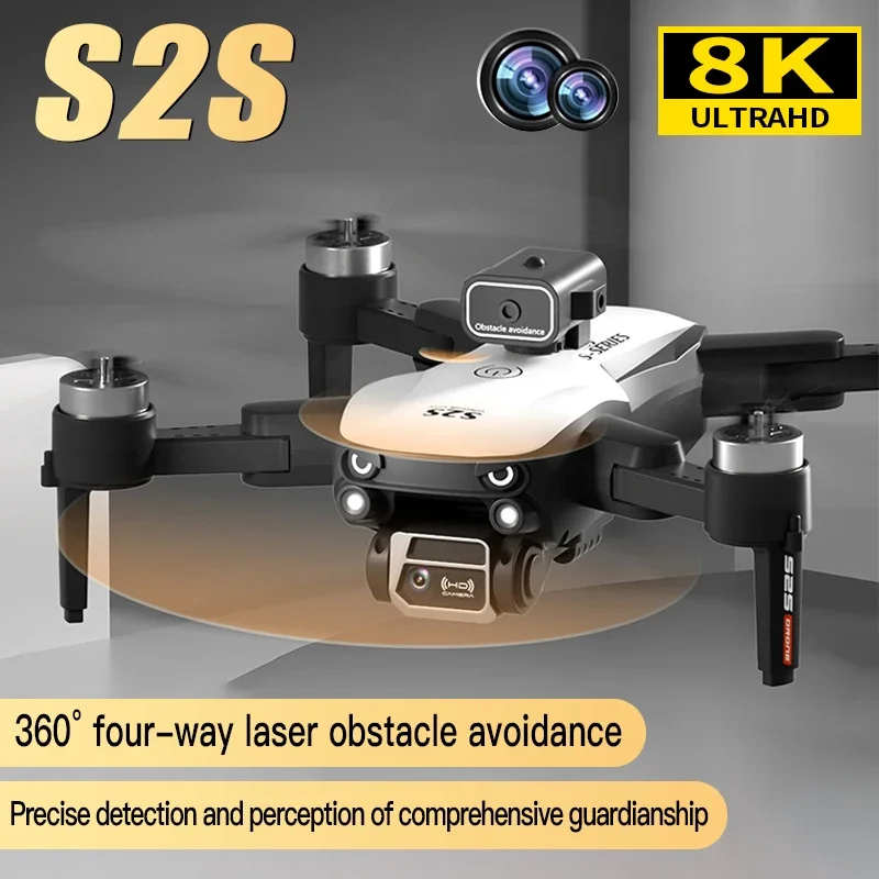 New-S2S-Drone-8K-Professional-HD-Dual-Camera-Brushless-Obstacle ...