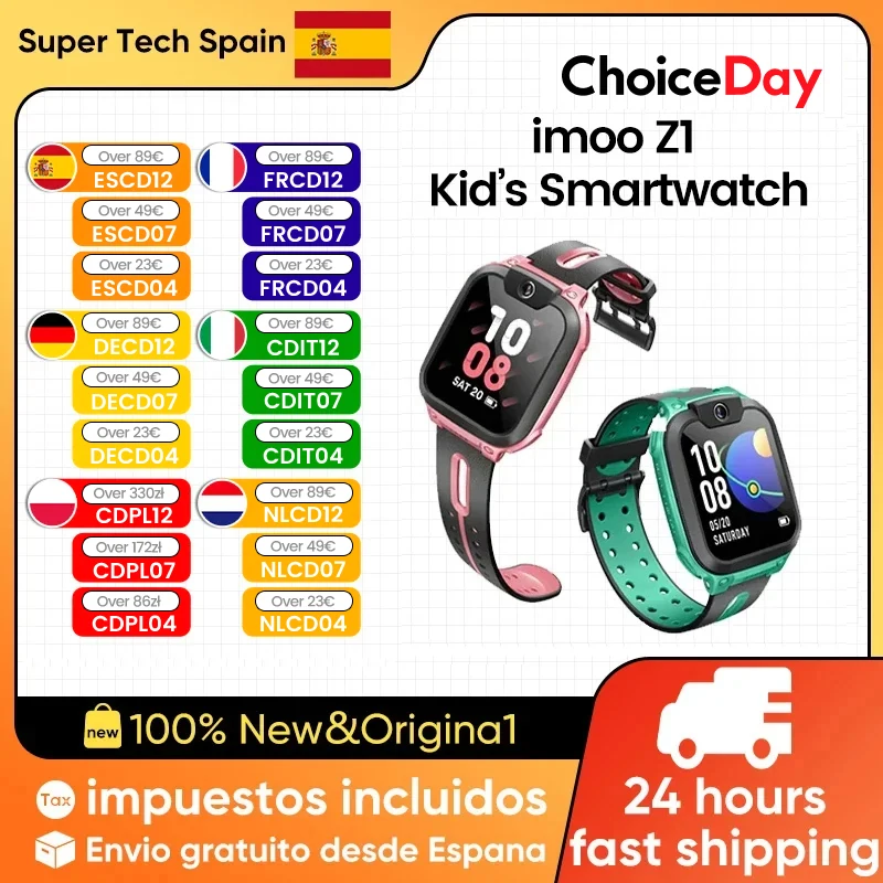imoo Z1 Watch Phone 4G Smartwatch 1.3‘’ Screen 2MP Wide-angle Camera ...