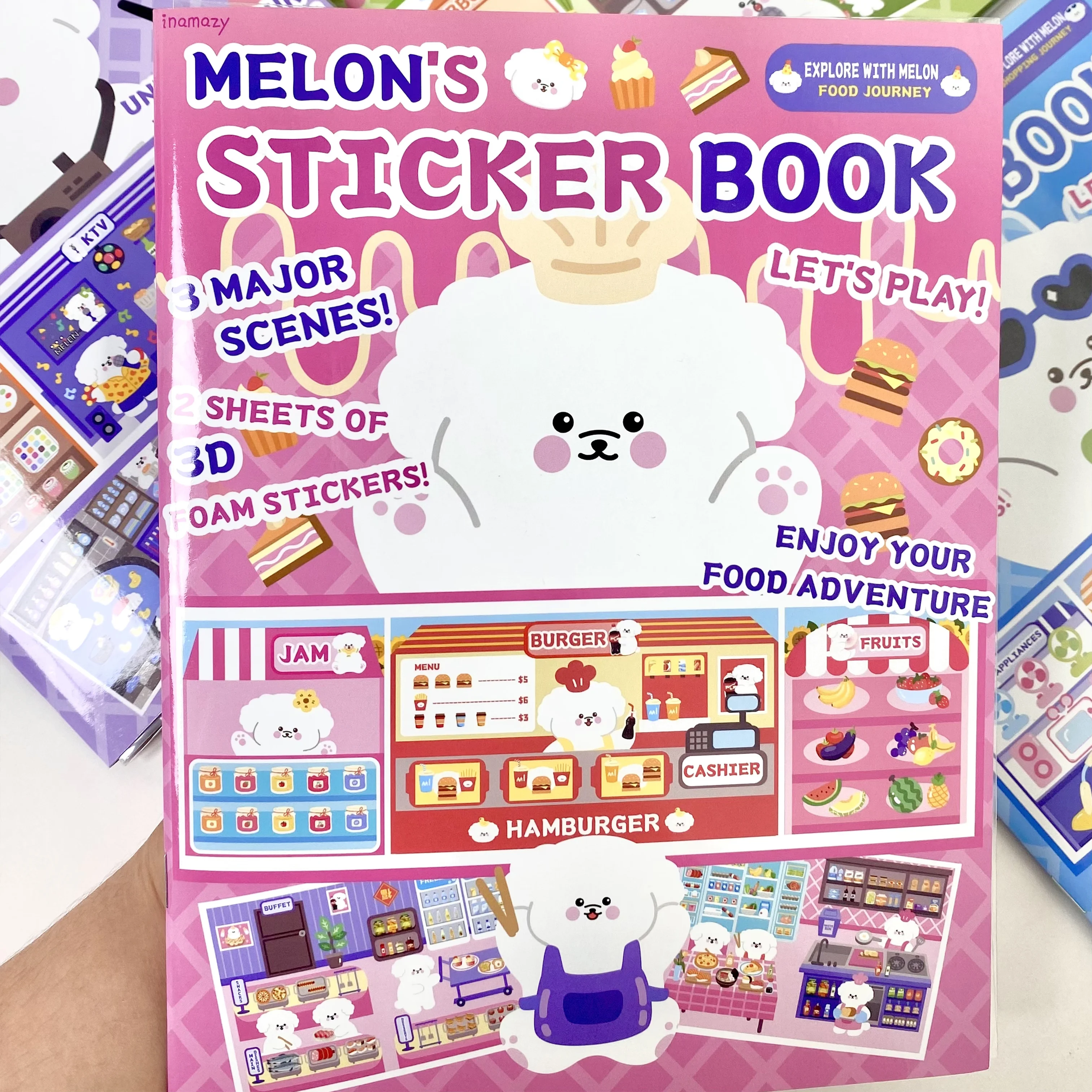 Inamazy-Sticker-Book-3D-Sticker-Bubble-Book-Quiet-Book-Bubble-Sticker ...