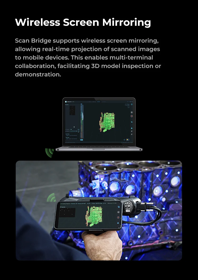 Creality Scan Bridge Беспроводной 3D-сканер | AliExpress