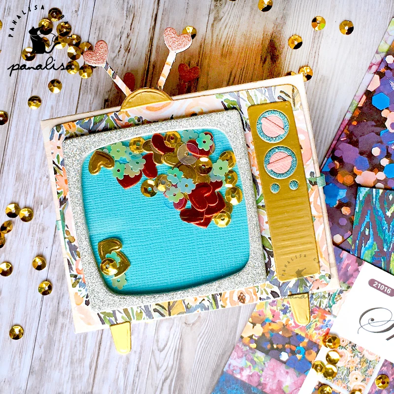 Panalisacraft-Cute-television-shaker-Metal-Cutting-Dies-Stencils-DIY ...