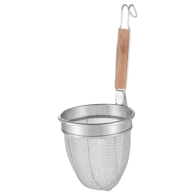 304 Stainless Steel Colander Spaghetti Strainers Fine Soup Kitchen Food ...