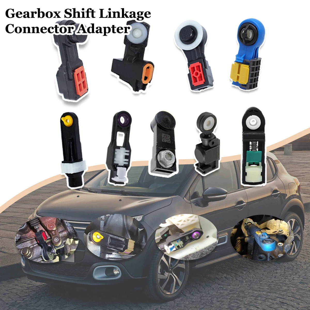 Gearbox-Shift-Lever-Cable-End-Linkage-Connector-Adapter-Selector-Buckle ...