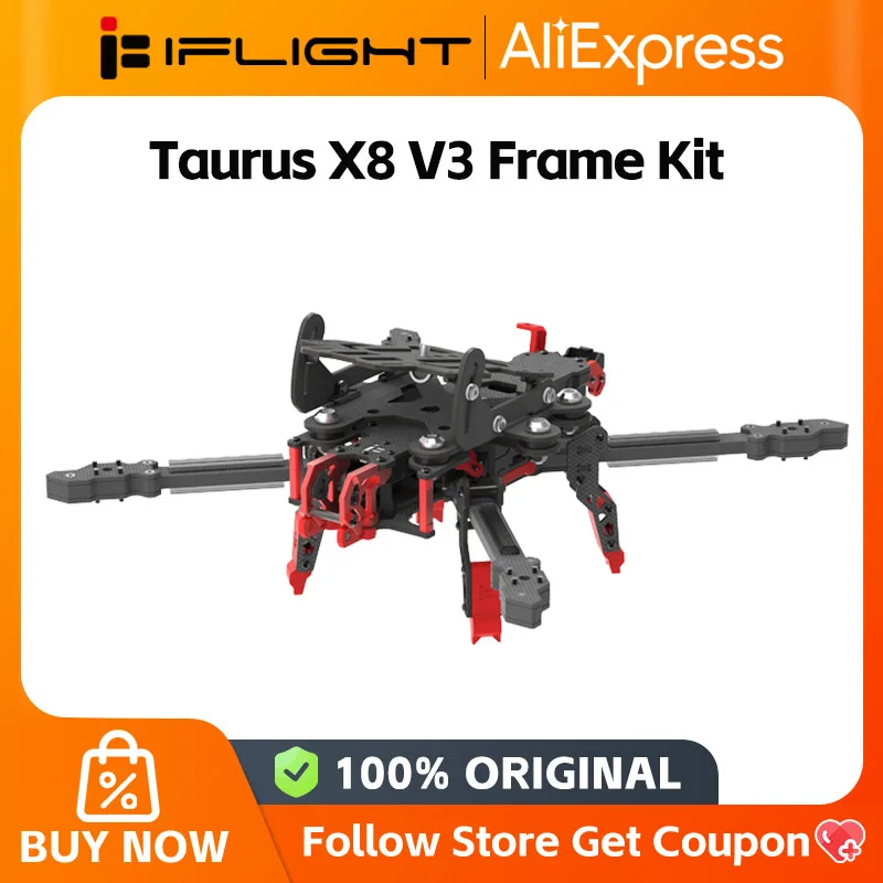 iFlight-Taurus-X8-V3-8-inch-Cinelifter-Frame-Kit-with-8mm-arm-for-FPV ...