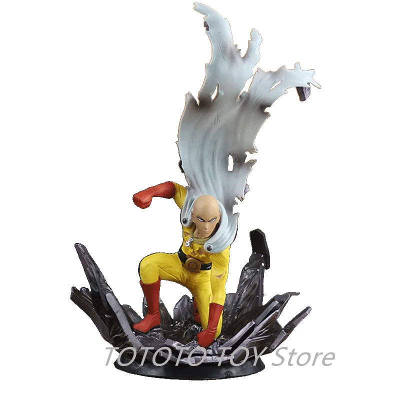 One Punch Man Anime Action Figure, Saitama Xtra, OPPAI Hoodie Ver ...