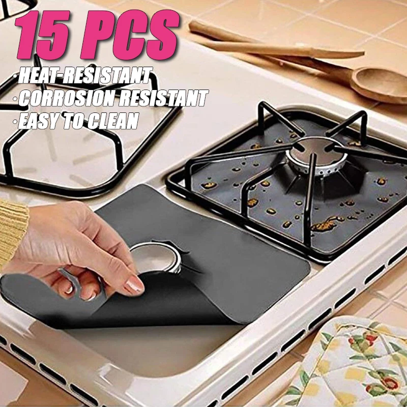 5-15PCS-Dirt-resistant-Heat-Resistant-Non-stick-Protective-Gas-Stove ...