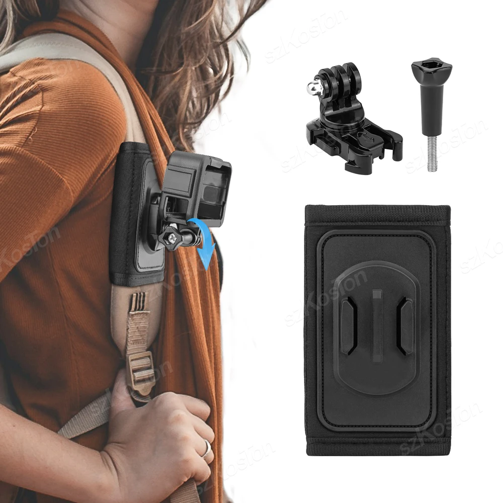 360-Rotation-Bag-Backpack-Shoulder-Strap-Mount-Strap-Holder-for-GoPro ...