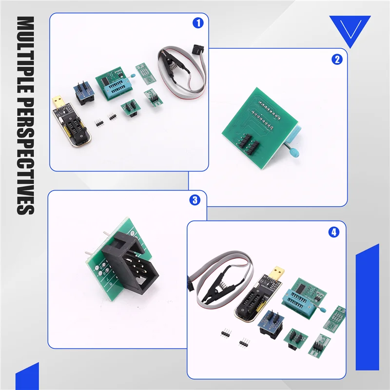 Hot-CH341A BIOS USB Programmer SOP8 DIP8 1.8V Conversion Socket 8-Pin ...