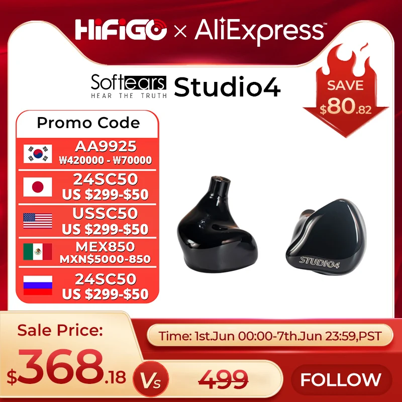 Softears-Studio-Series-Studio4-4-BA-Driver-In-Ear-Monitors-Earphones-4 ...