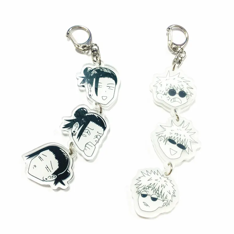 Anime-Jujutsu-Kaisen-Long-Keychain-Funny-Gojo-Satoru-Yuji-Itadori ...